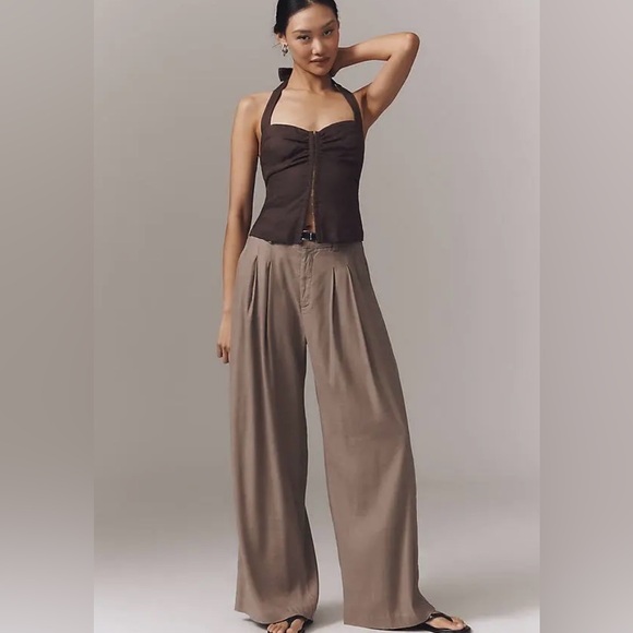Maeve | Pants & Jumpsuits | The Avery Linen Wide Leg Trousers Maeve ...